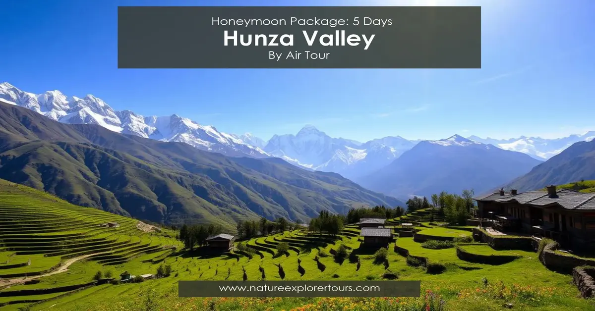 4 Days By Air Honeymoon Package for Hunza Valley - Nature Explorer Tours